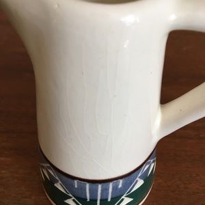 Kitchen | Boho Aztec Ceramic Creamer Small Pitcher | Poshmark